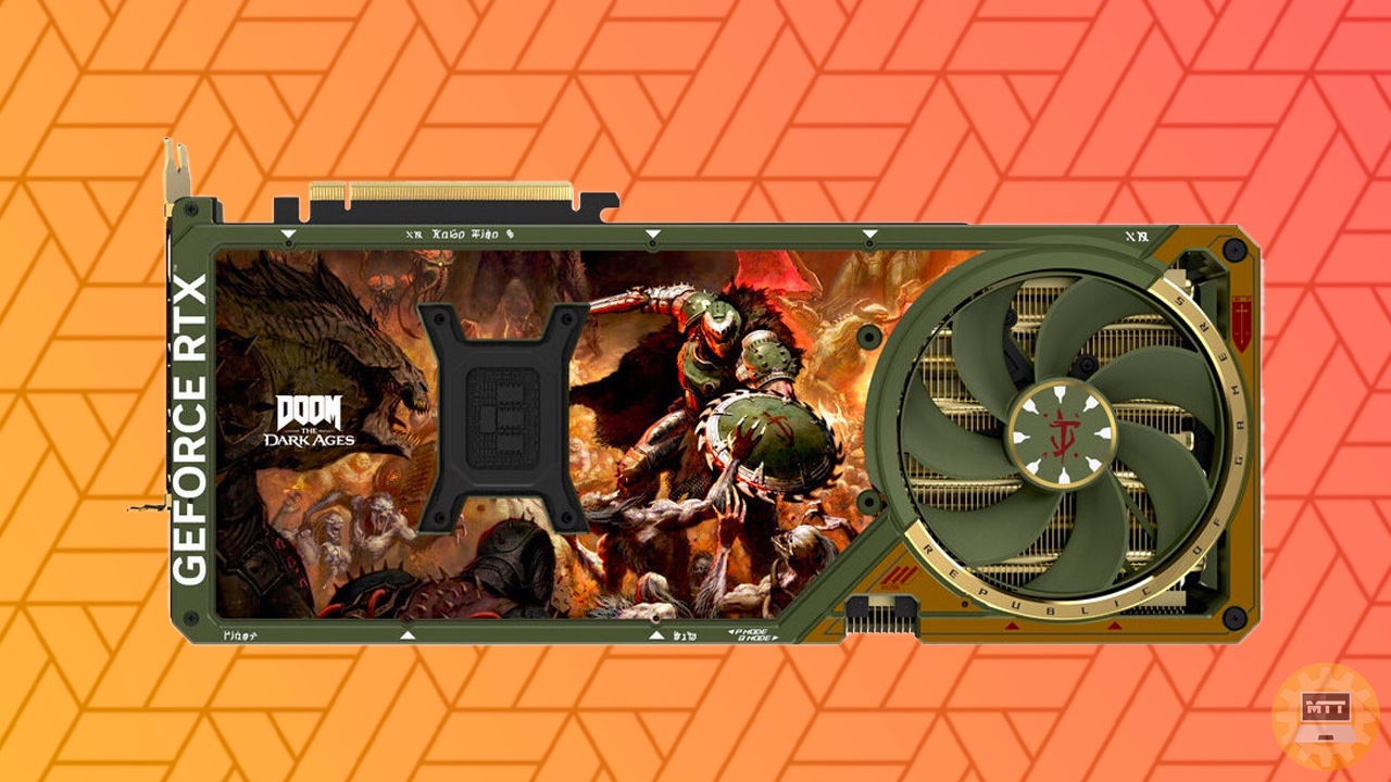 Nvidia RTX 5080: ecco la custom ROG a tema DOOM: The Dark Ages ...