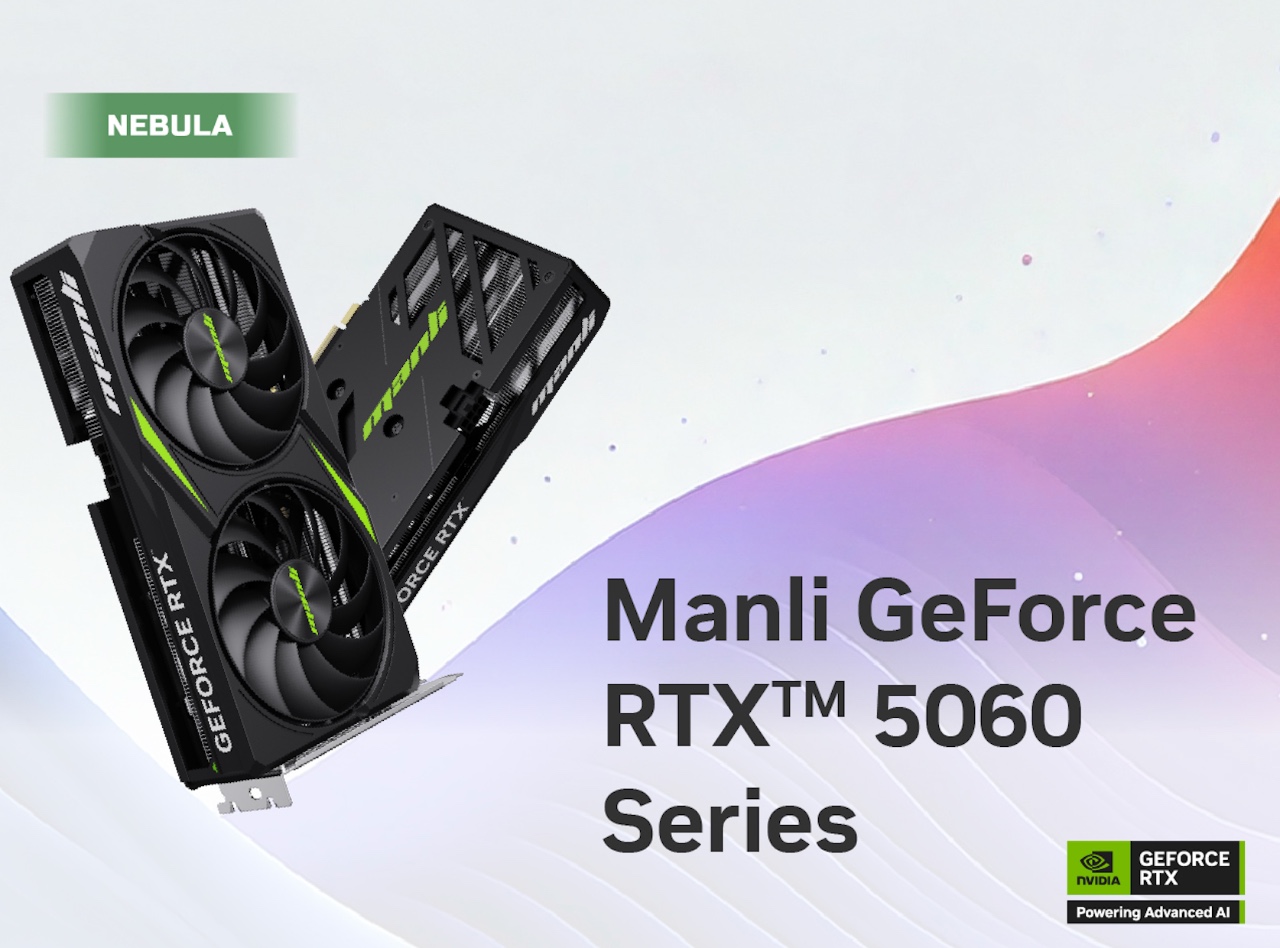 Manli RTX 5060: svelate le custom Polar Fox, Nebula e Stellar ...